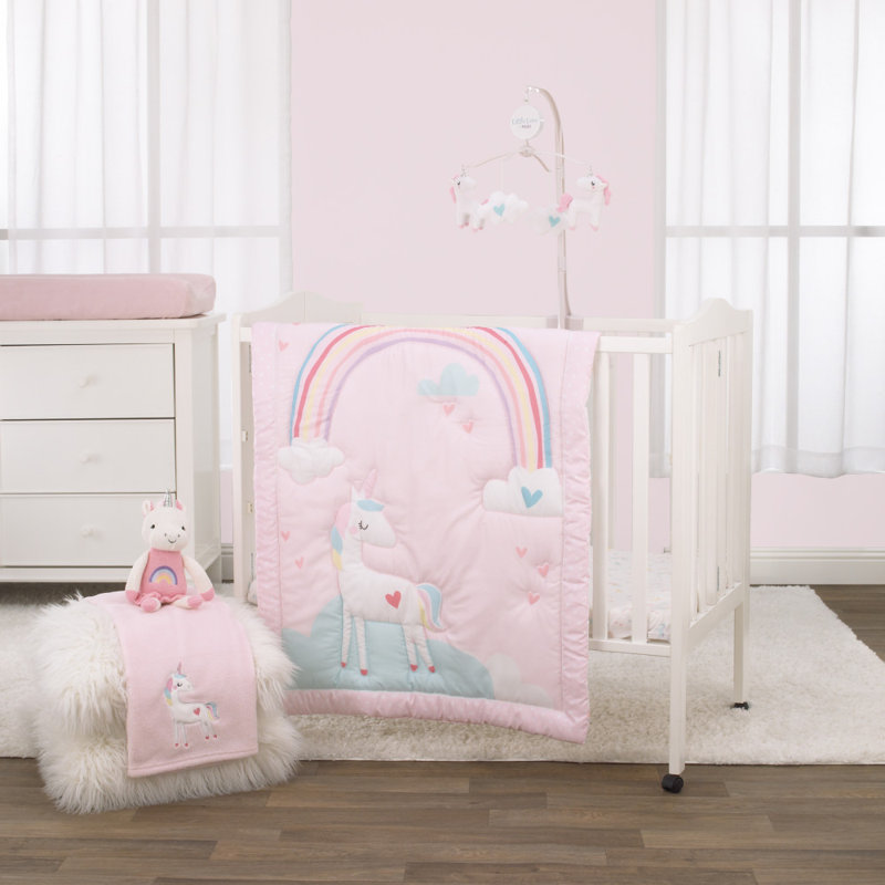 Isabelle & Max™ Little Love by NoJo Rainbow Unicorn Linder 3 Piece Mini ...