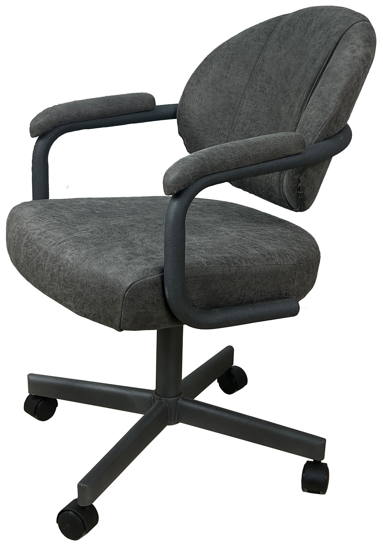 17 Stories Swivel Metal Caster Dining Chair M-70 | Wayfair