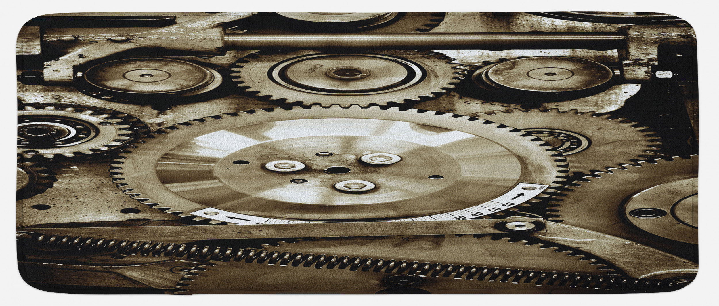 East Urban Home Pieces Of Old Mechanism Close Up Gears View Grunge ...