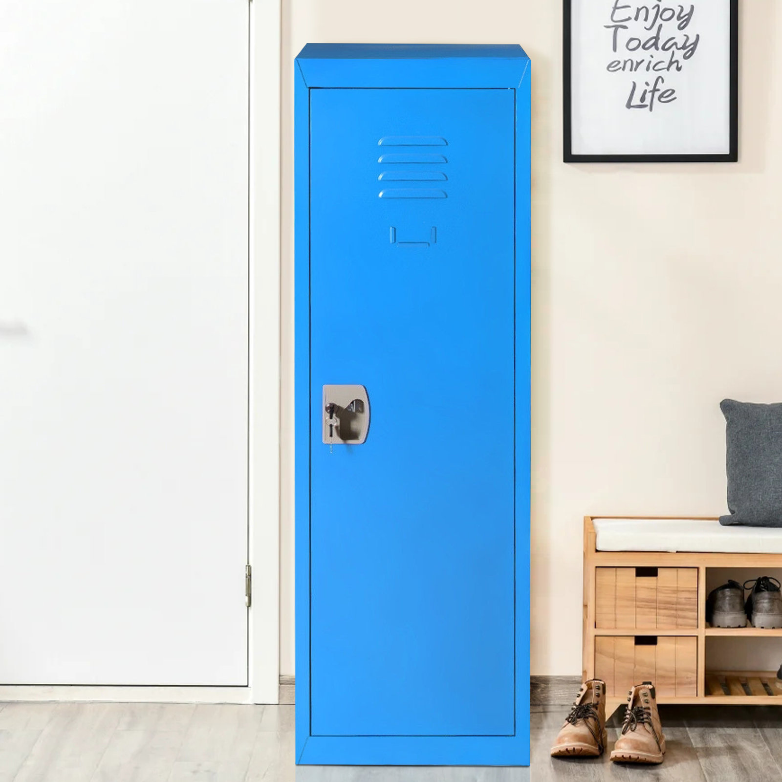 Rebrilliant Linehan 2 Tier 1 Wide Home Locker & Reviews | Wayfair