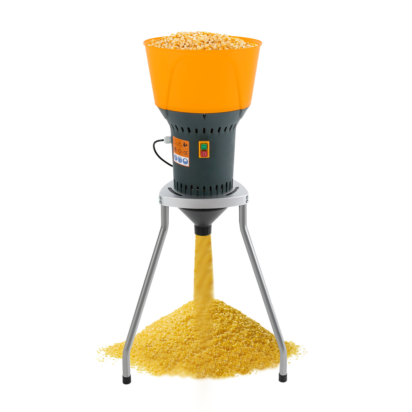 DALELEE 1300W Electric Grain Mill Grinder 3.62 Gal Funnel | Wayfair