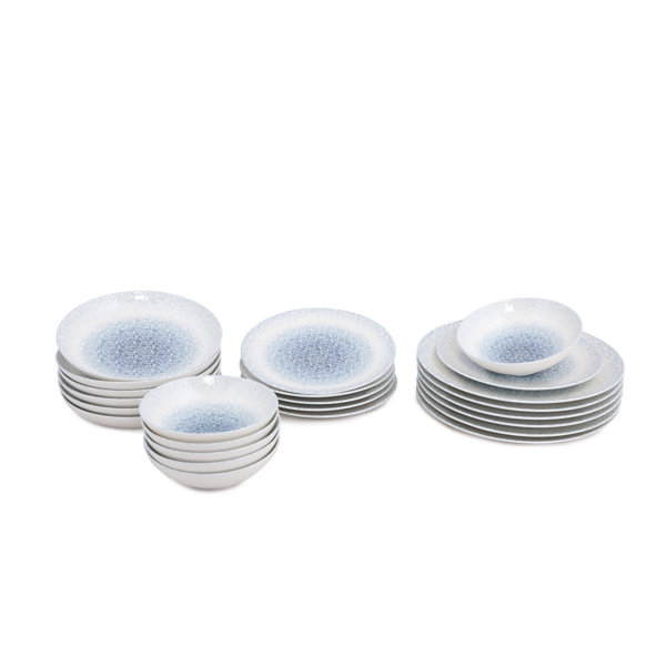 Brayden Studio Chantry Porcelain China Dinnerware - Set of 24 | Wayfair ...
