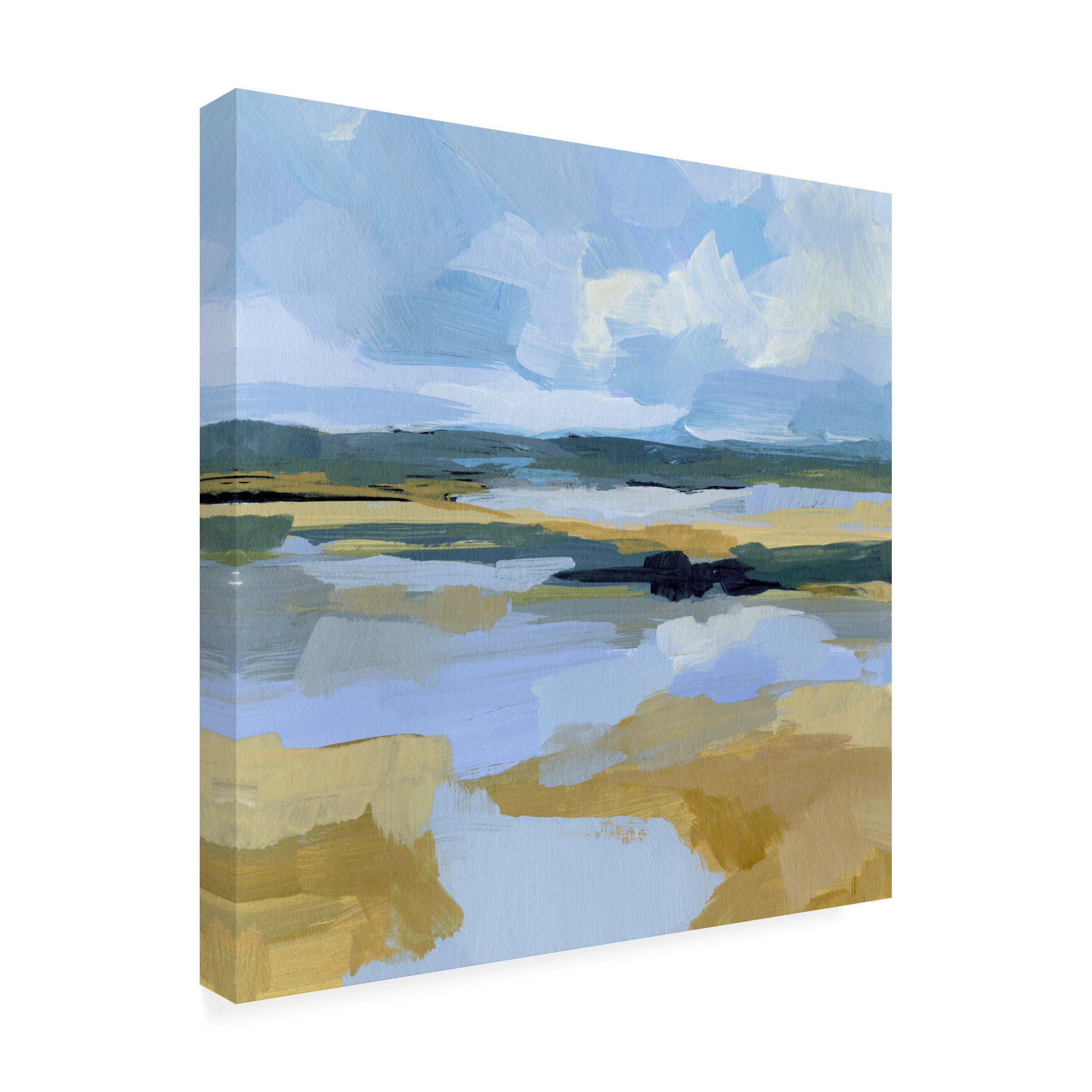 Highland Dunes Seaside Mire II by Victoria Barnes - Wrapped Canvas ...