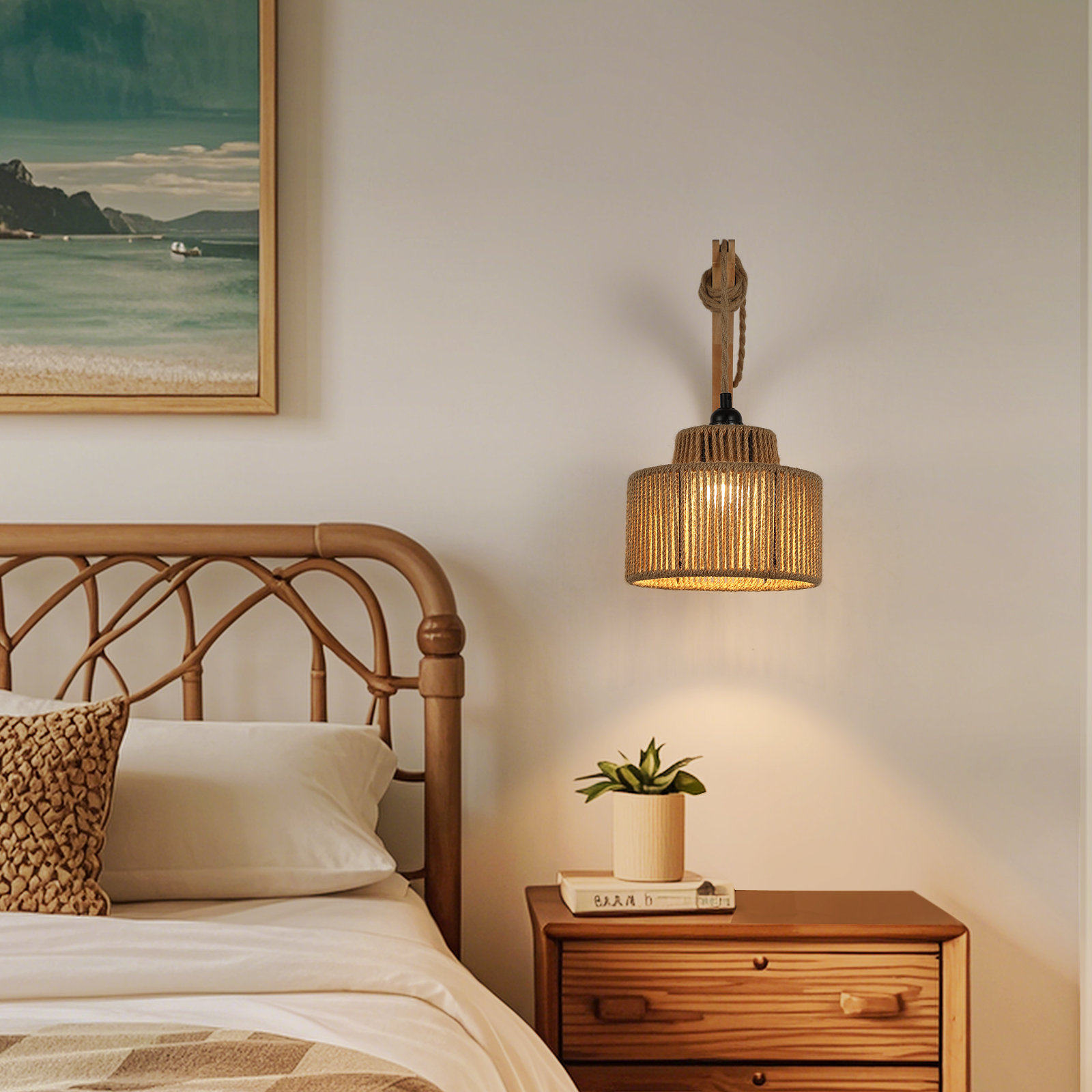 Bay Isle Home™ Braided Rope Wall Sconce - Wayfair Canada