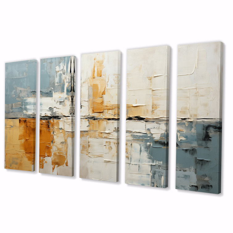 Wrought Studio Collage Fusion VIII - Abstract Collages Canvas Art Print ...