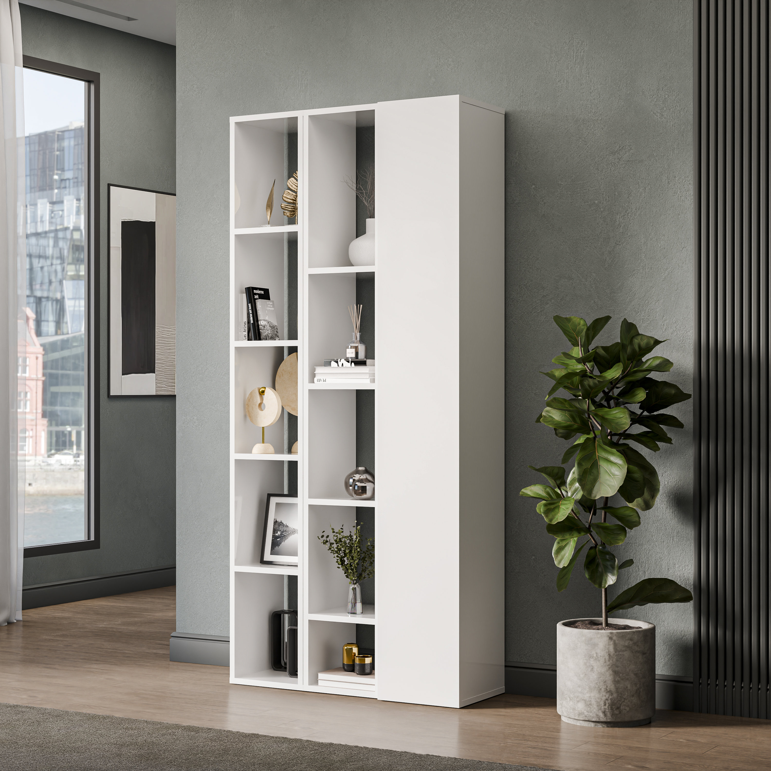 Metro Lane Lucerne Moduler Modern TV Unit Wall Mount – Customizable ...