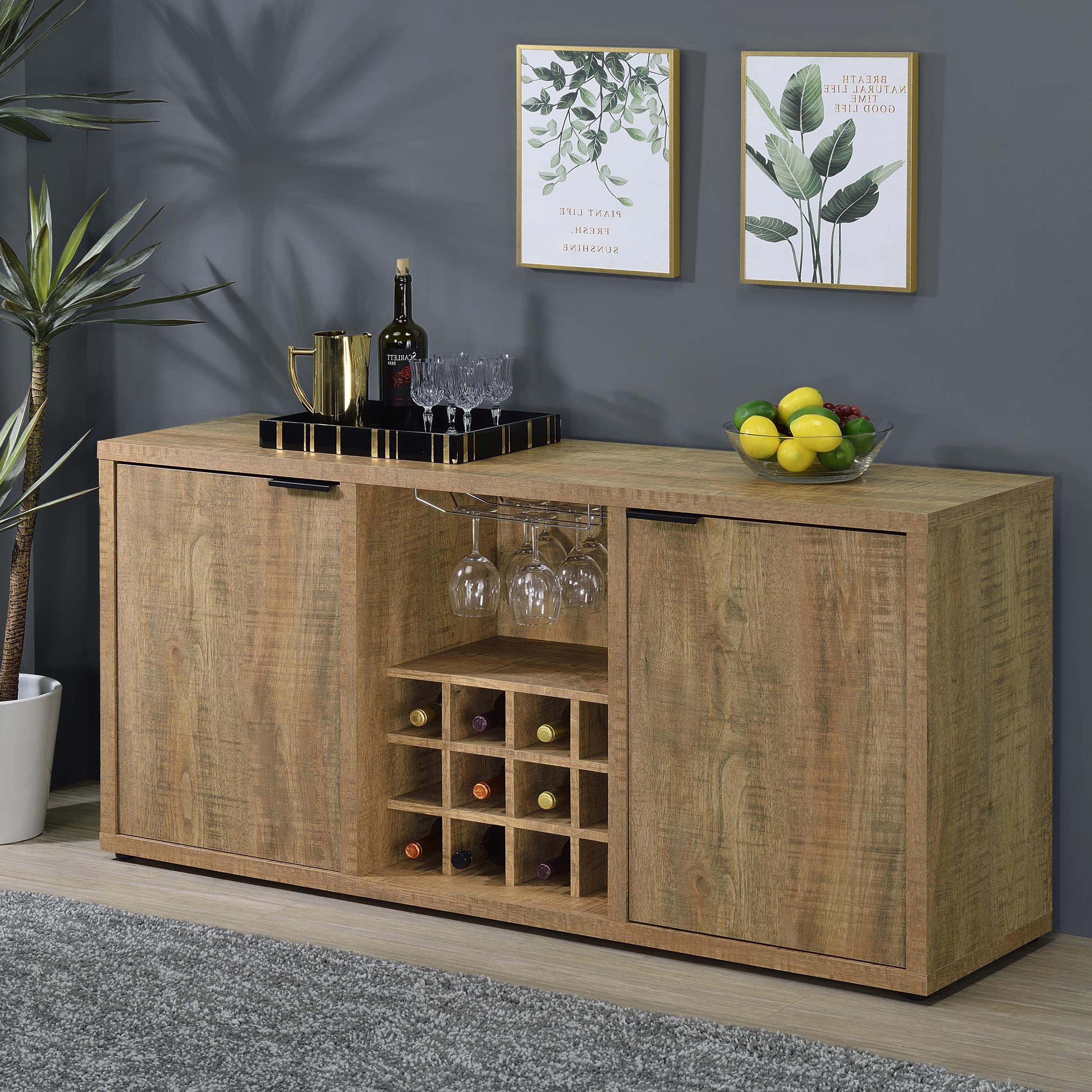 Millwood Pines 2-door Composite Wood Sideboard Buffet Mango | Wayfair