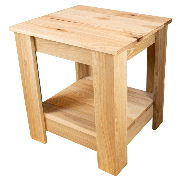 Millwood Pines Veneto Solid Wood End Table | Wayfair