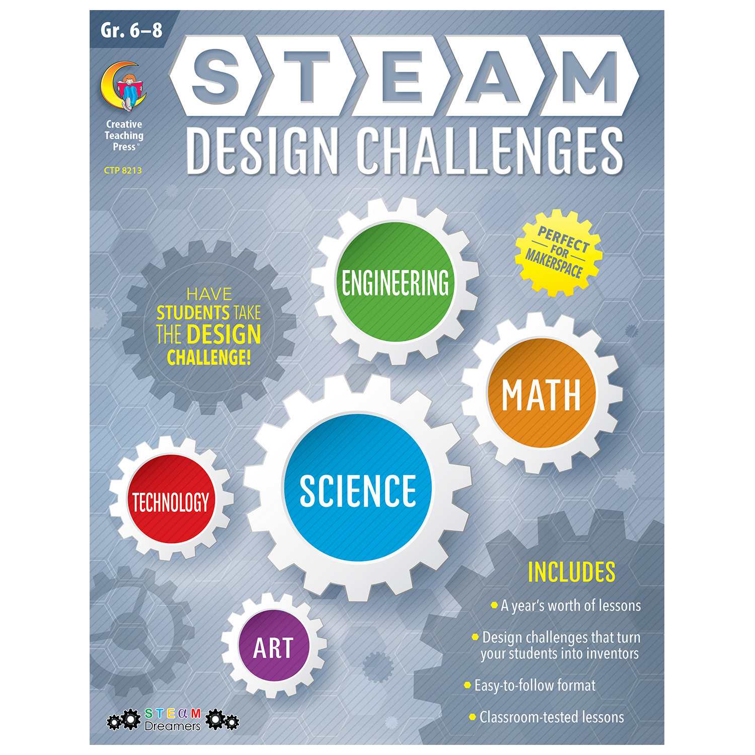 Creative Teaching Press STEAM Design Challenges Resource Book | Wayfair