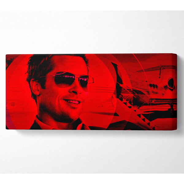 Rosalind Wheeler Oceans Eleven Brad Pitt - Wrapped Canvas Print ...