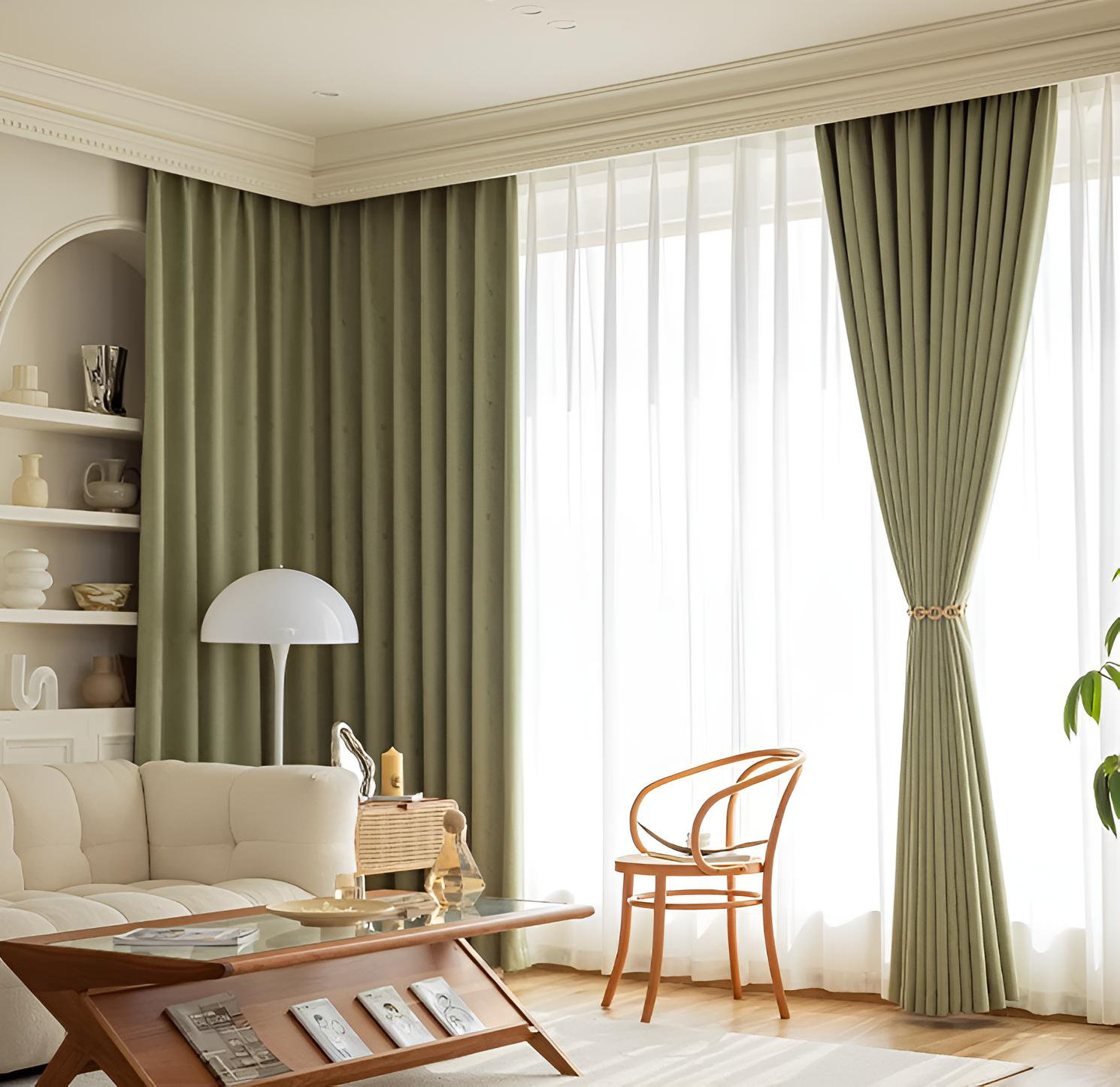 Hokku Designs High-Temperature Set Blackout Curtains - Luxurious ...