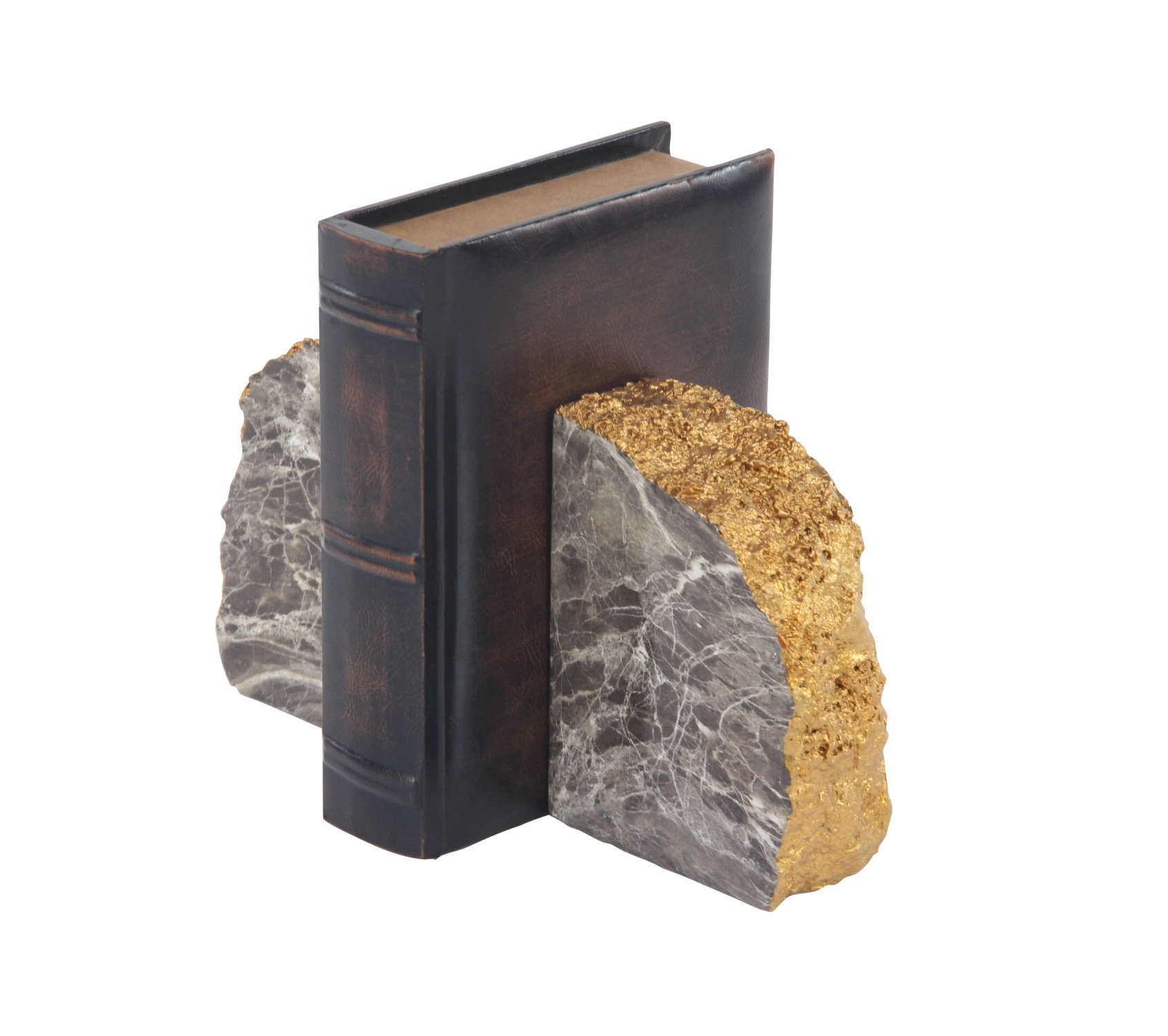 CosmoLiving by Cosmopolitan Rustic Domed Rock Bookends & Reviews ...