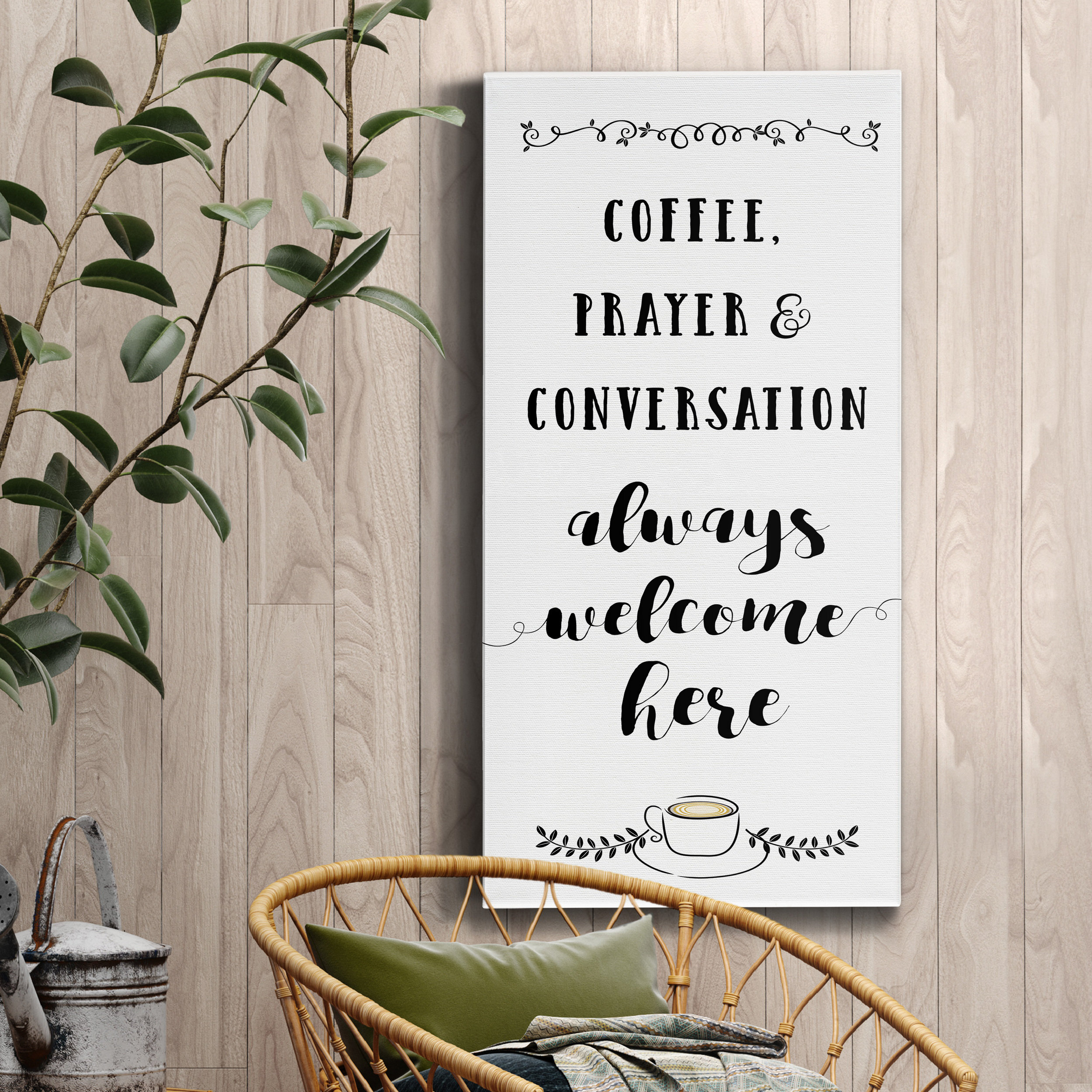 Winston Porter Always Welcome - Wrapped Canvas Textual Art | Wayfair