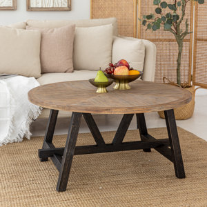 Laurel Foundry Modern Farmhouse Johana Rustic Farmhouse Coffee Table ...