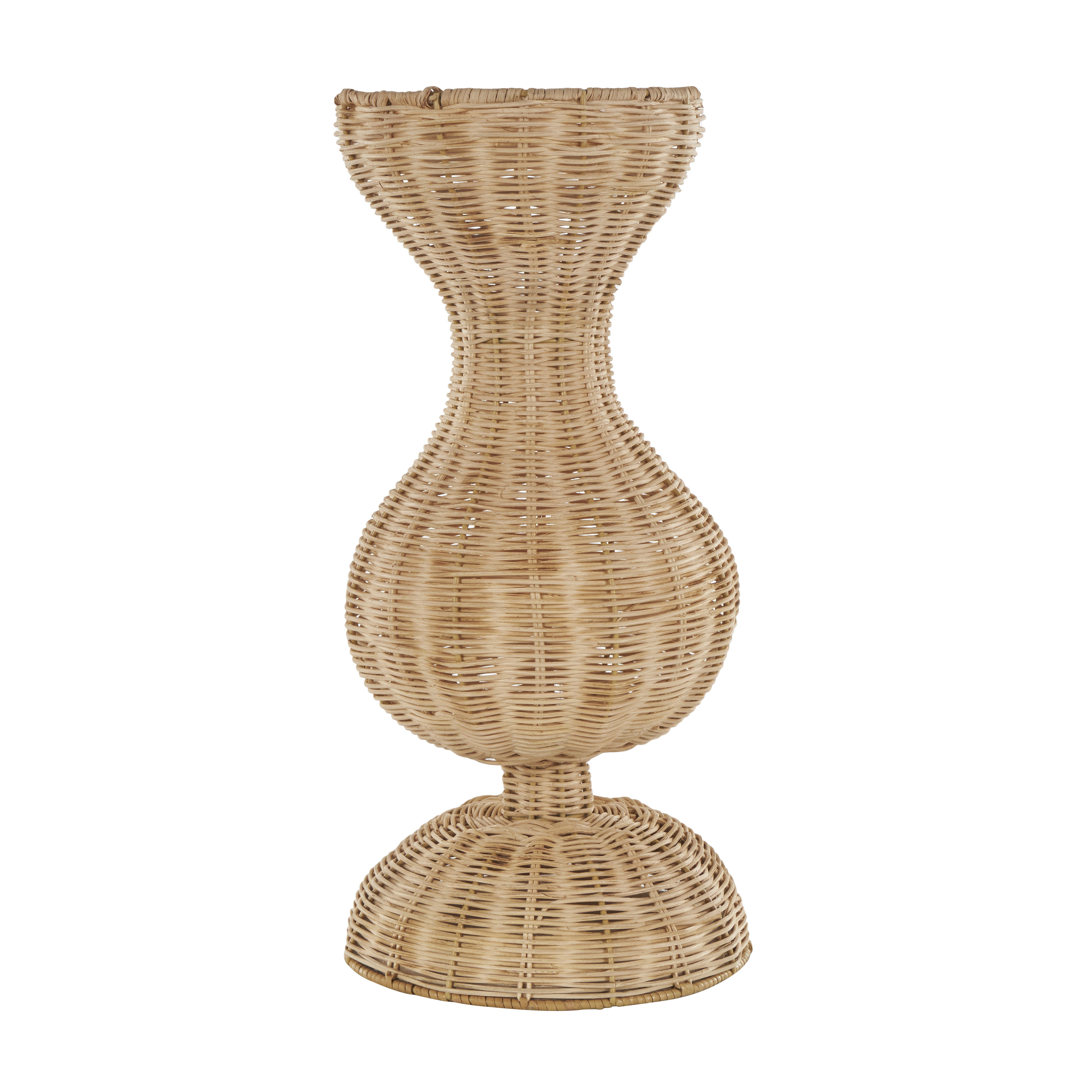 Joss & Main Loma Rattan Table Vase | Wayfair
