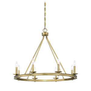 Poynor 8 Light Metal Dimmable Chandelier & Reviews | Birch Lane