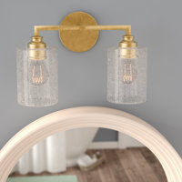 Etta Avenue™ Elsa Dimmable Gold Vanity Light & Reviews | Wayfair