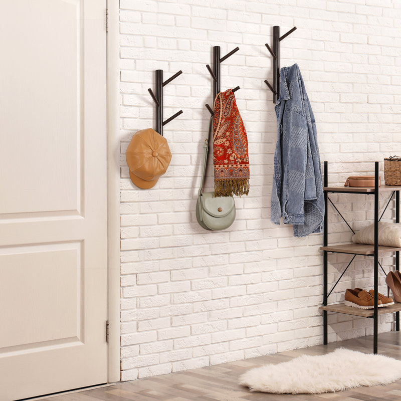 Ebern Designs Mirzet Wall Mounted 4 - Hook Coat Rack & Reviews | Wayfair