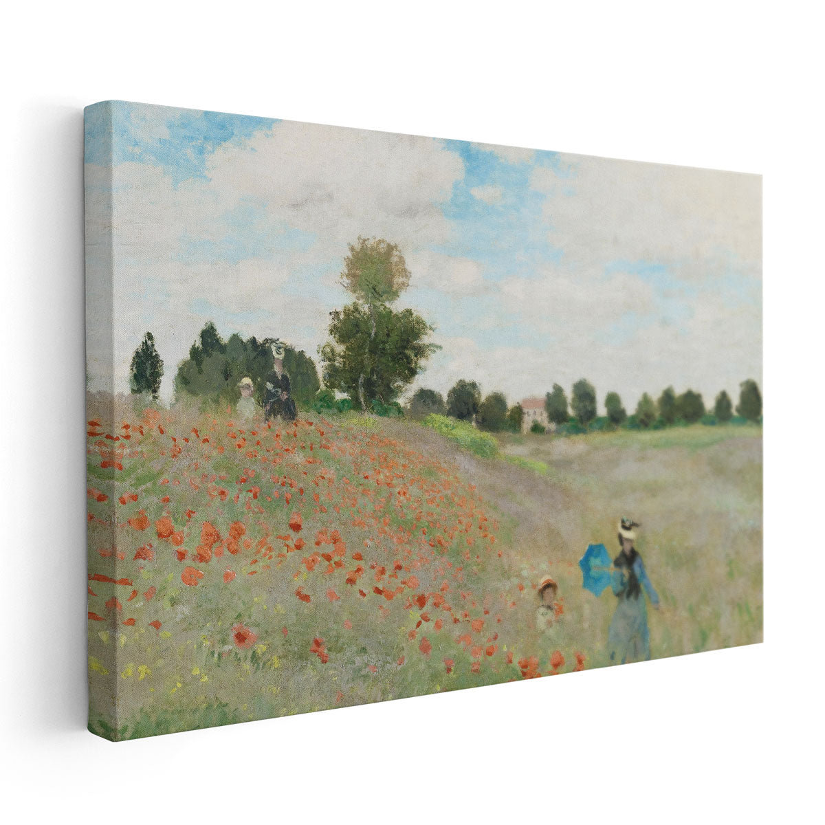 Lark Manor™ The Poppy Field Near Argenteuil, 1873 - Canvas Print Wall ...