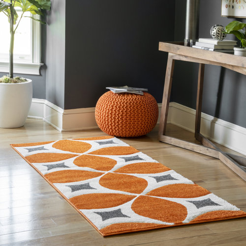 6' x 9' Orange Area Rugs You'll Love | Wayfair