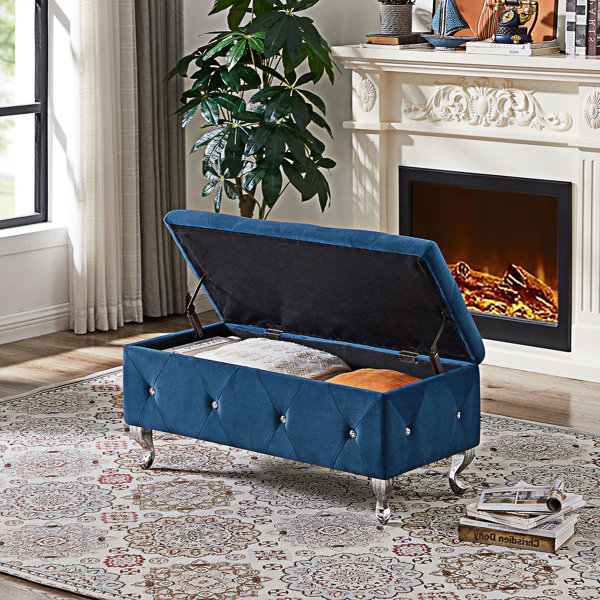 House of Hampton® Upholstered Storage Bench | Wayfair