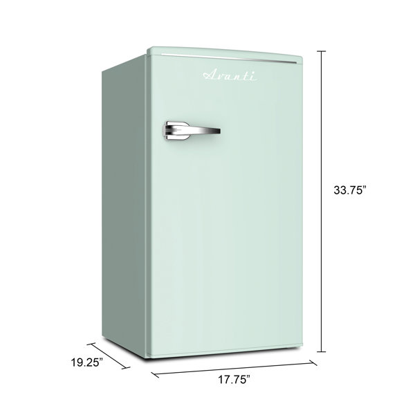 Avanti Products Avanti Retro Series Compact Refrigerator, 3.1 cu. ft ...