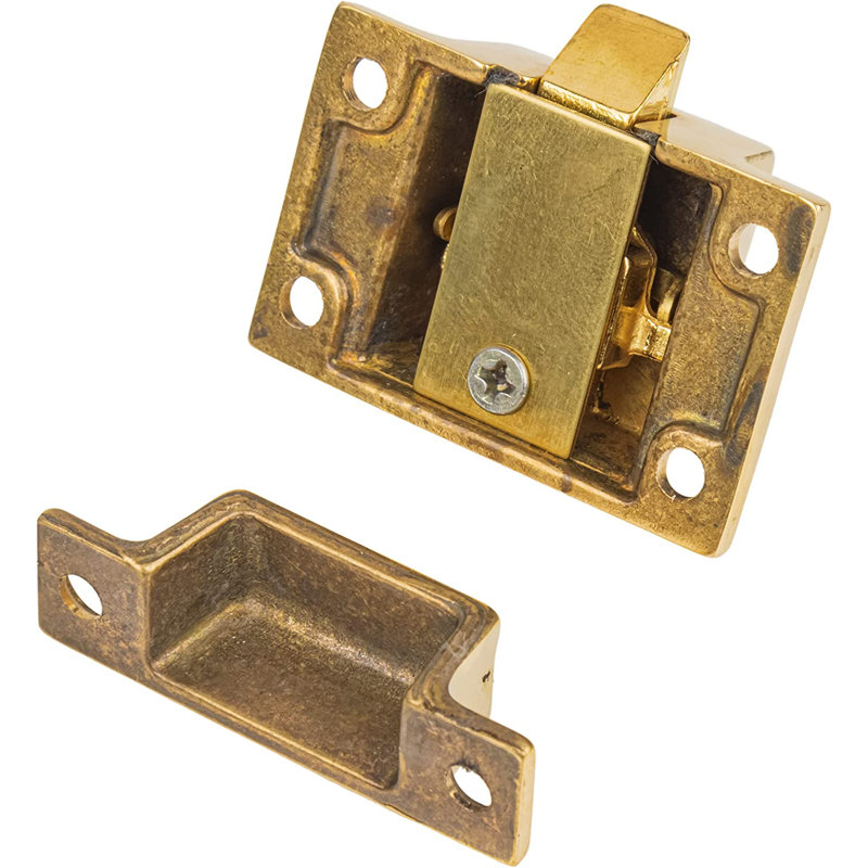 UNIQANTIQ HARDWARE SUPPLY Small Heavy Duty Cabinet Door Latch | Wayfair
