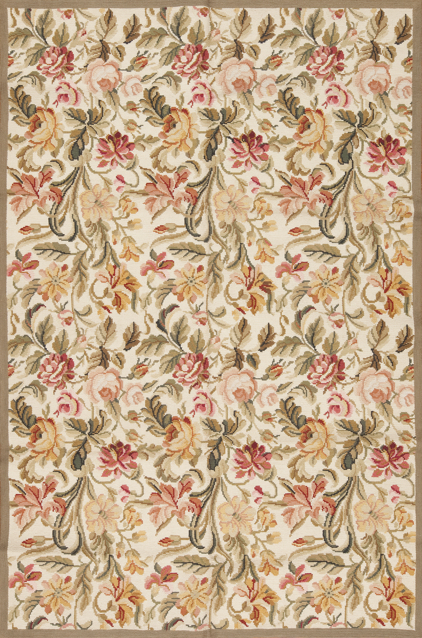 Samad Rugs Gros Point Needlepoint One-of-a-Kind 6.0 X 9.0 Area Rug ...