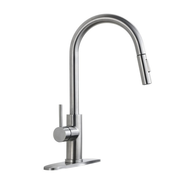 Fairub Modern Kitchen Sink Faucet With Pull-Down Sprayer,Single Handle ...