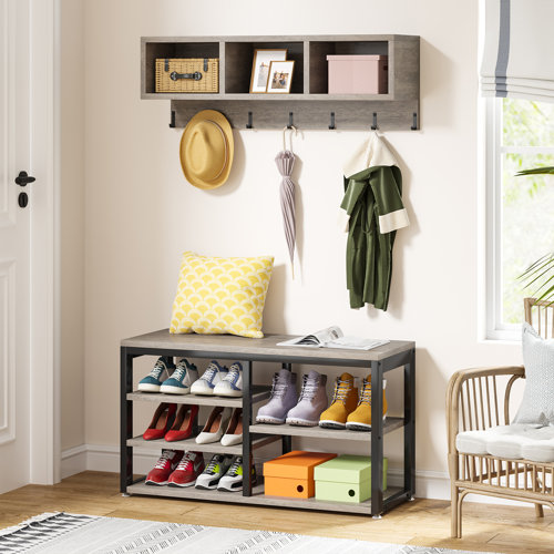 Metal Hall Trees You'll Love | Wayfair