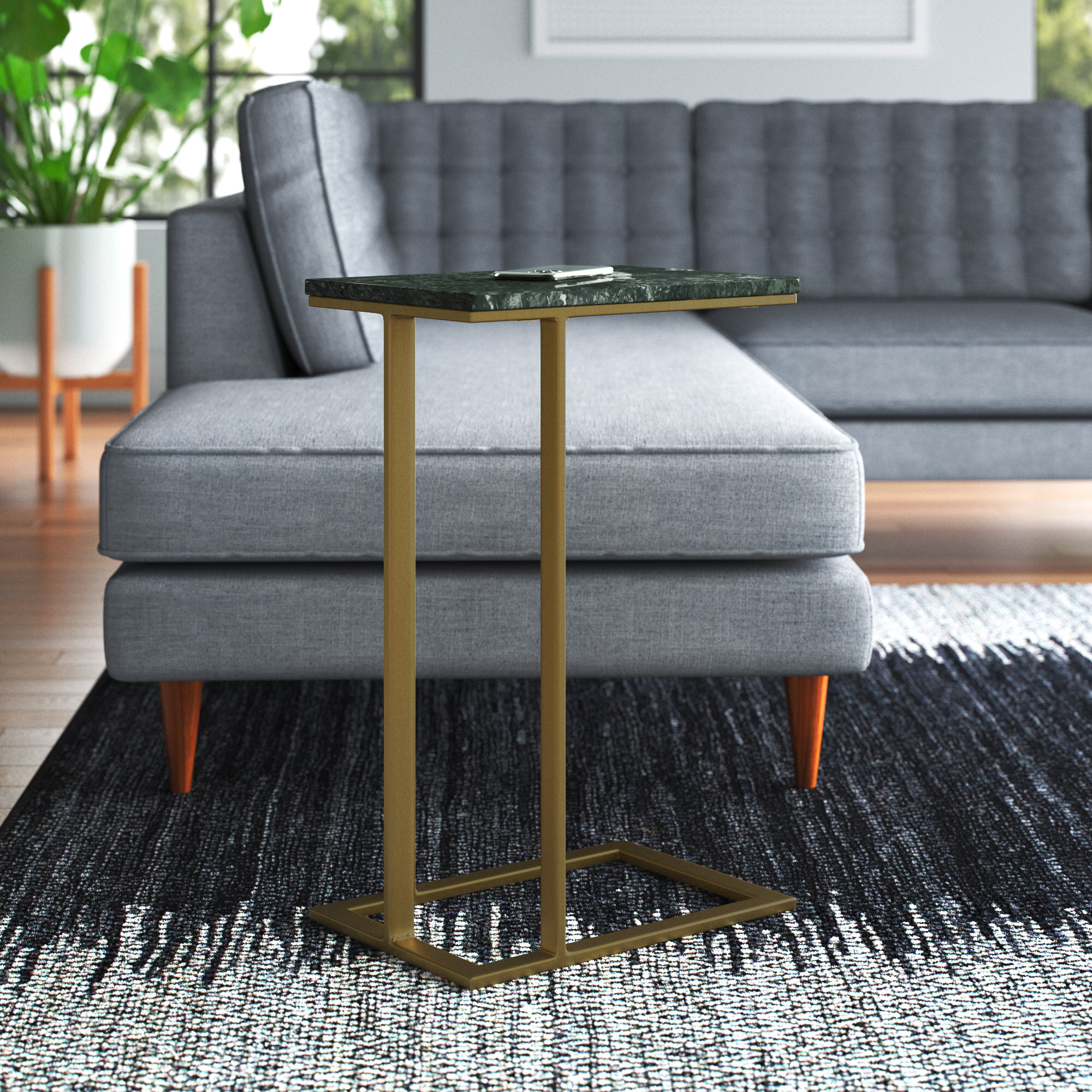 Wade Logan Amenadiel Genuine Marble C Table & Reviews - Wayfair Canada