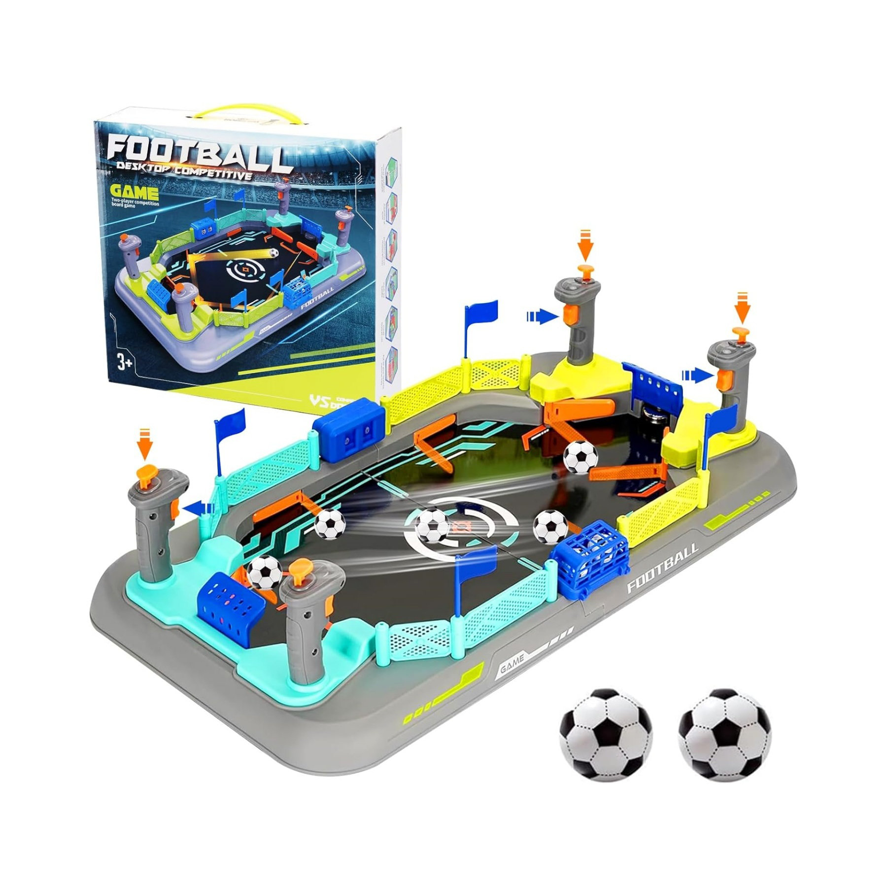 Phantoscope Tabletop Soccer Game For Kids: Mini Football Board Toys For ...