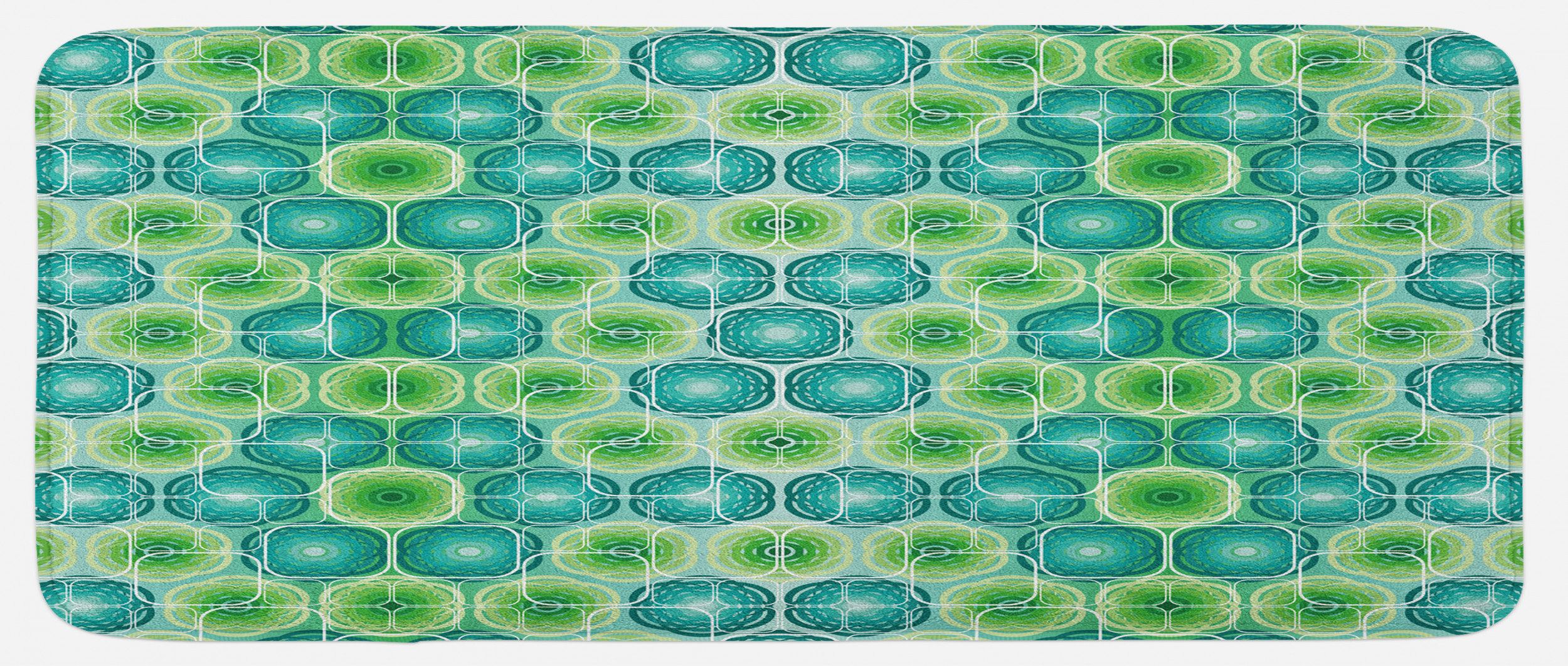 East Urban Home Abstract Kitchen Mat | Wayfair