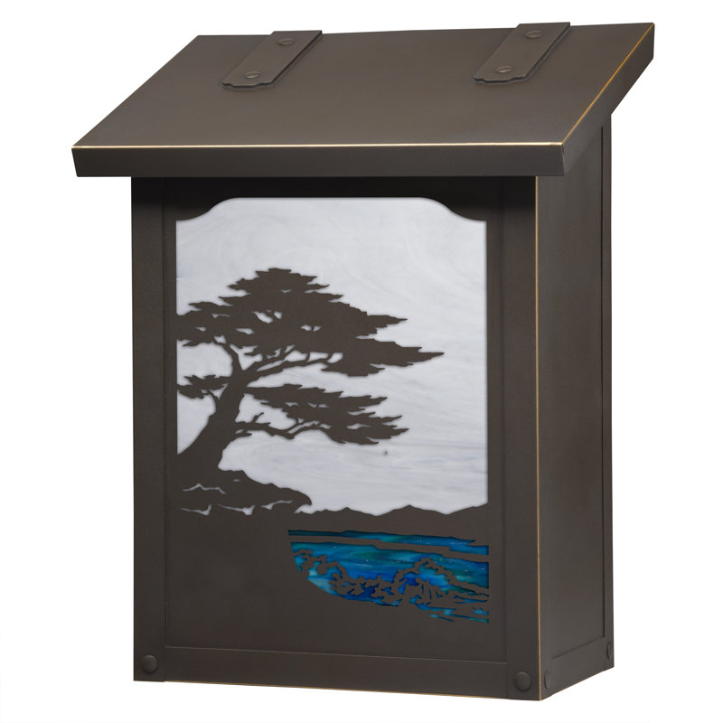 Loon Peak® Pritchard 10 in x 13 in Wall Mounted Mailbox | Wayfair