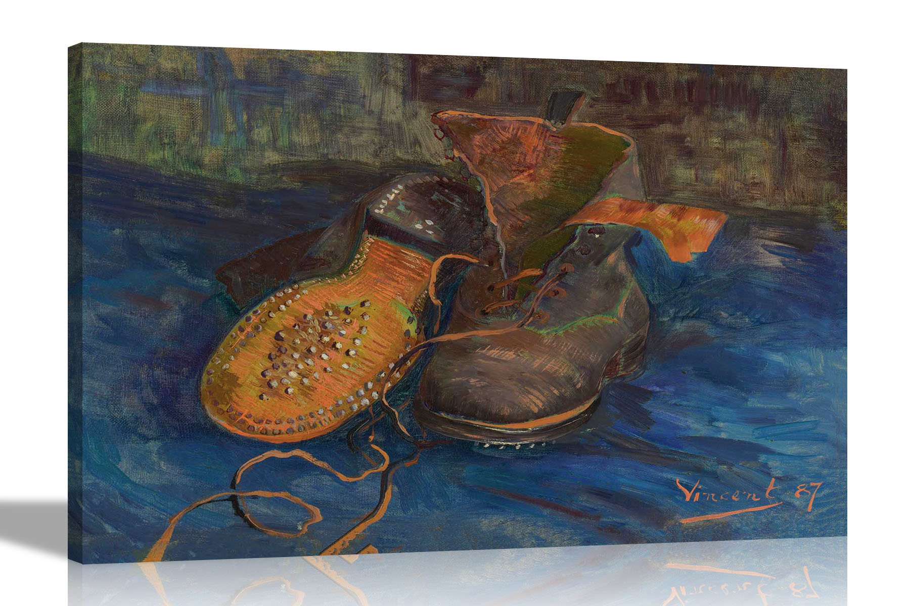ClassicLiving A Pair of Boots by Vincent Van Gogh - Wrapped Canvas ...
