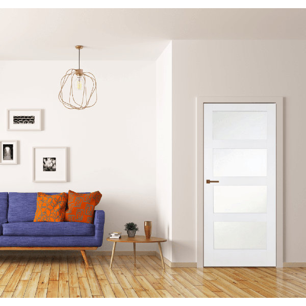 Ebern Designs Gareld Shaker Glass Internal Door | Wayfair.co.uk