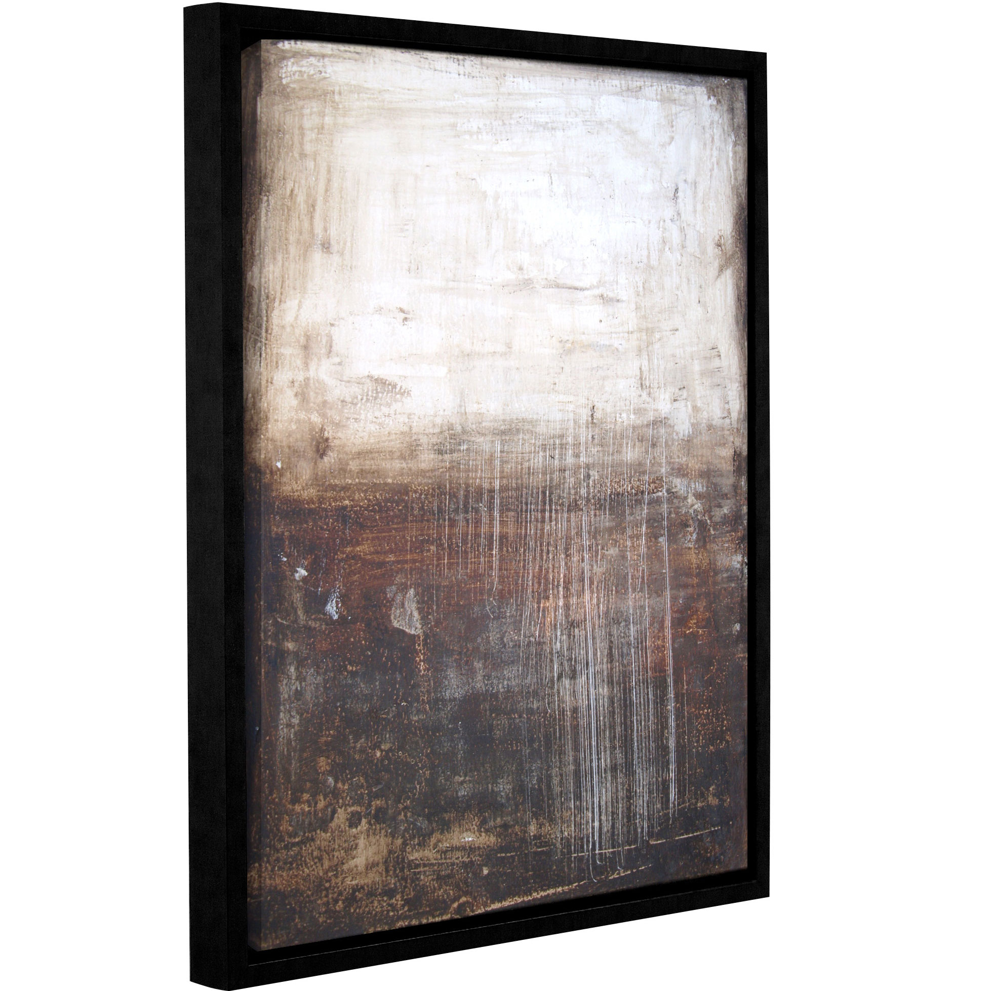 Williston Forge 'Horizon Line' Framed Graphic Art Print on Canvas | Wayfair