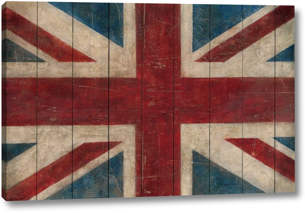 Ebern Designs 'Union Jack' by Avery Tillmon Giclee Art Print on Wrapped ...