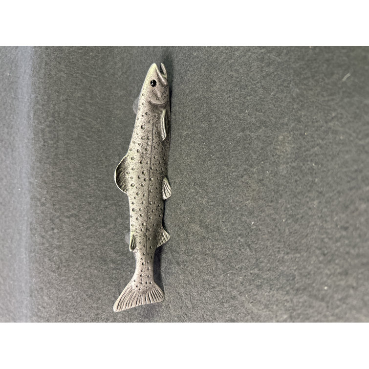 D. Lawless Hardware 3" Trout Pull Matte Pewter | Wayfair