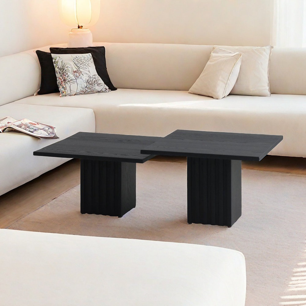 HEshihome Creative Irregular Coffee Table Natural Wood | Wayfair