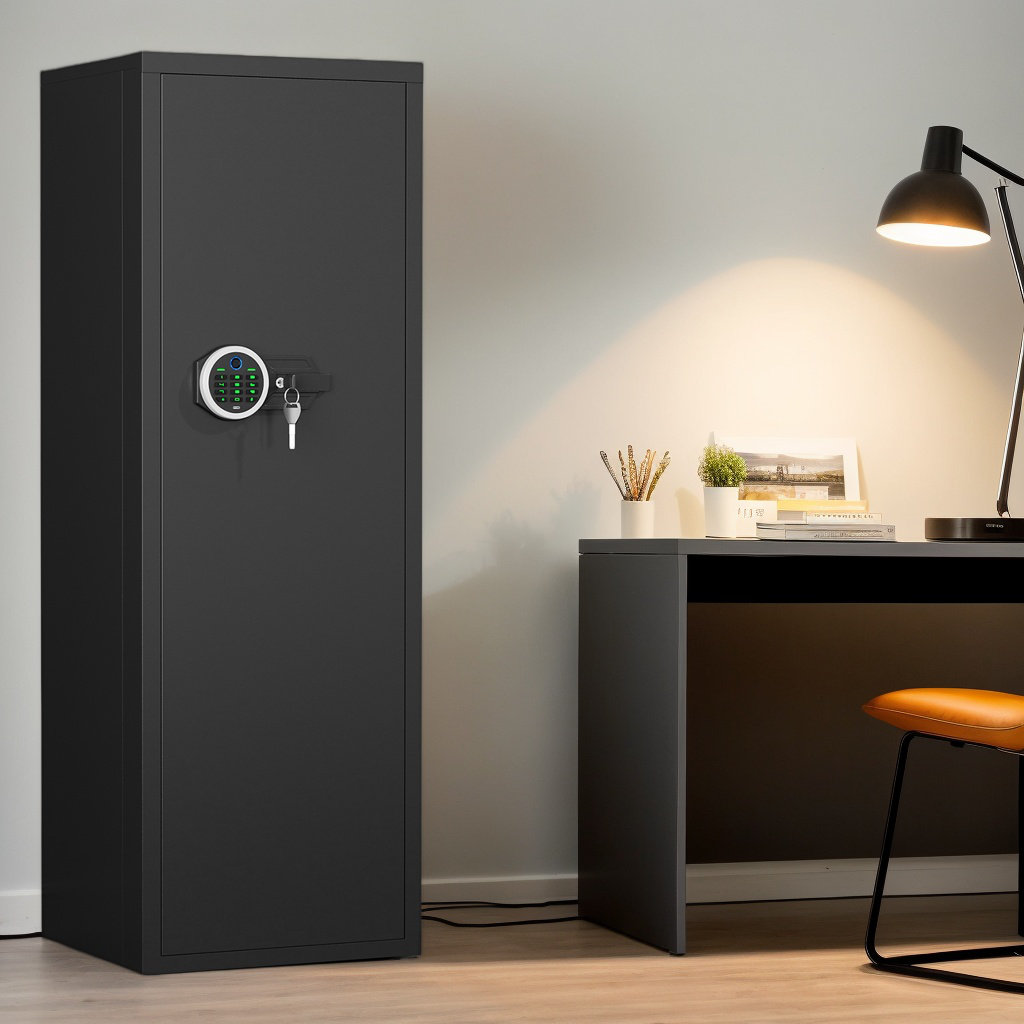 ZenithZest 6-8 Gun Safe For Rifles And Pistols, Quick Release Gun Safe ...