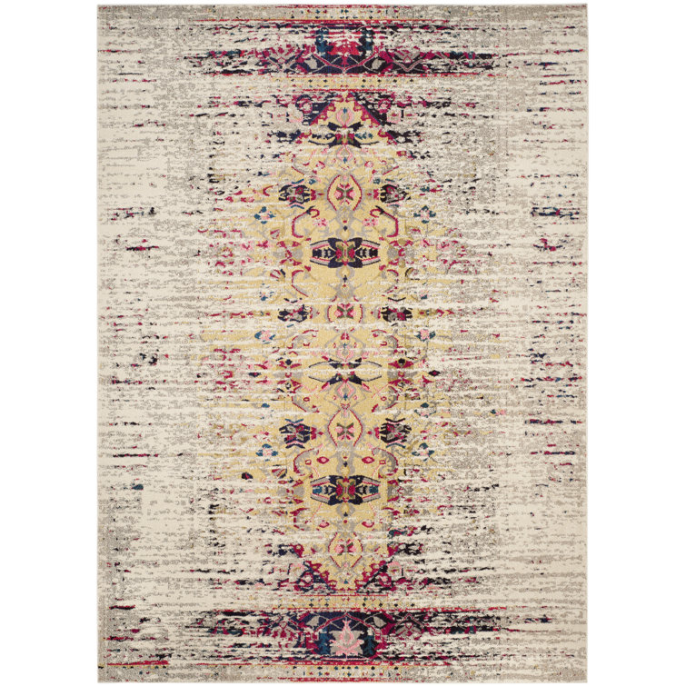 Bungalow Rose Amico Performance Abstract Rug & Reviews | Wayfair
