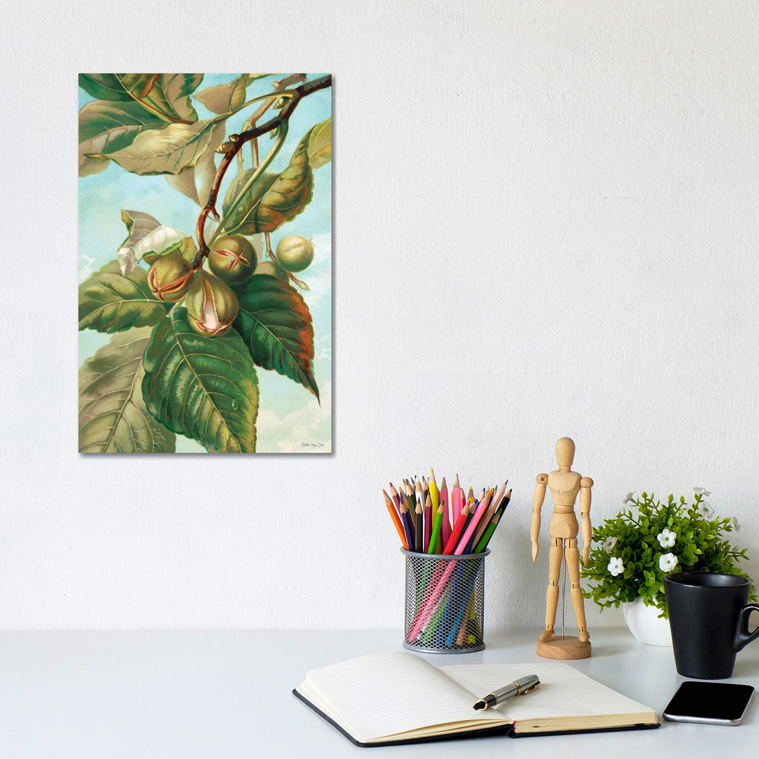 Brambly Cottage Tree Branch With Fruit I | Wayfair.co.uk