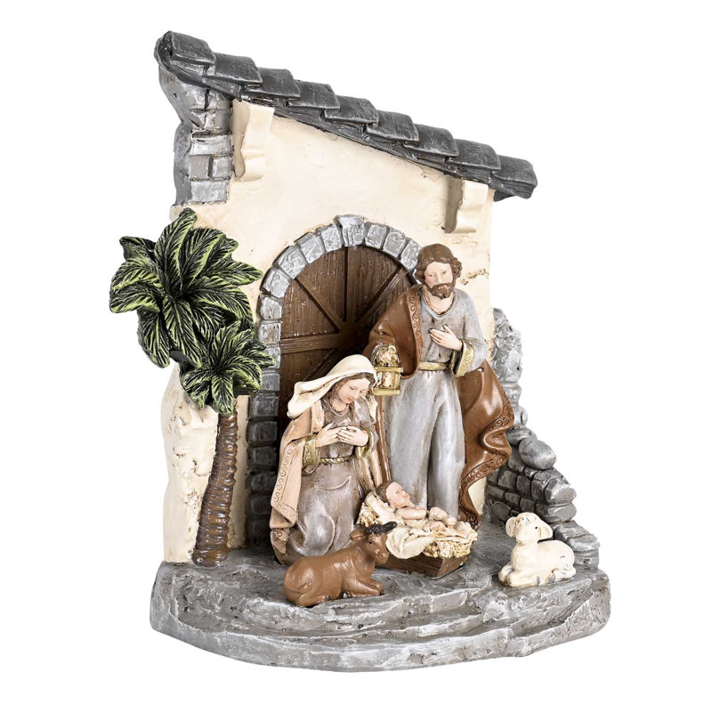Charlton Home® Nativity 1 Piece 6.75H Led Holy Family | Wayfair