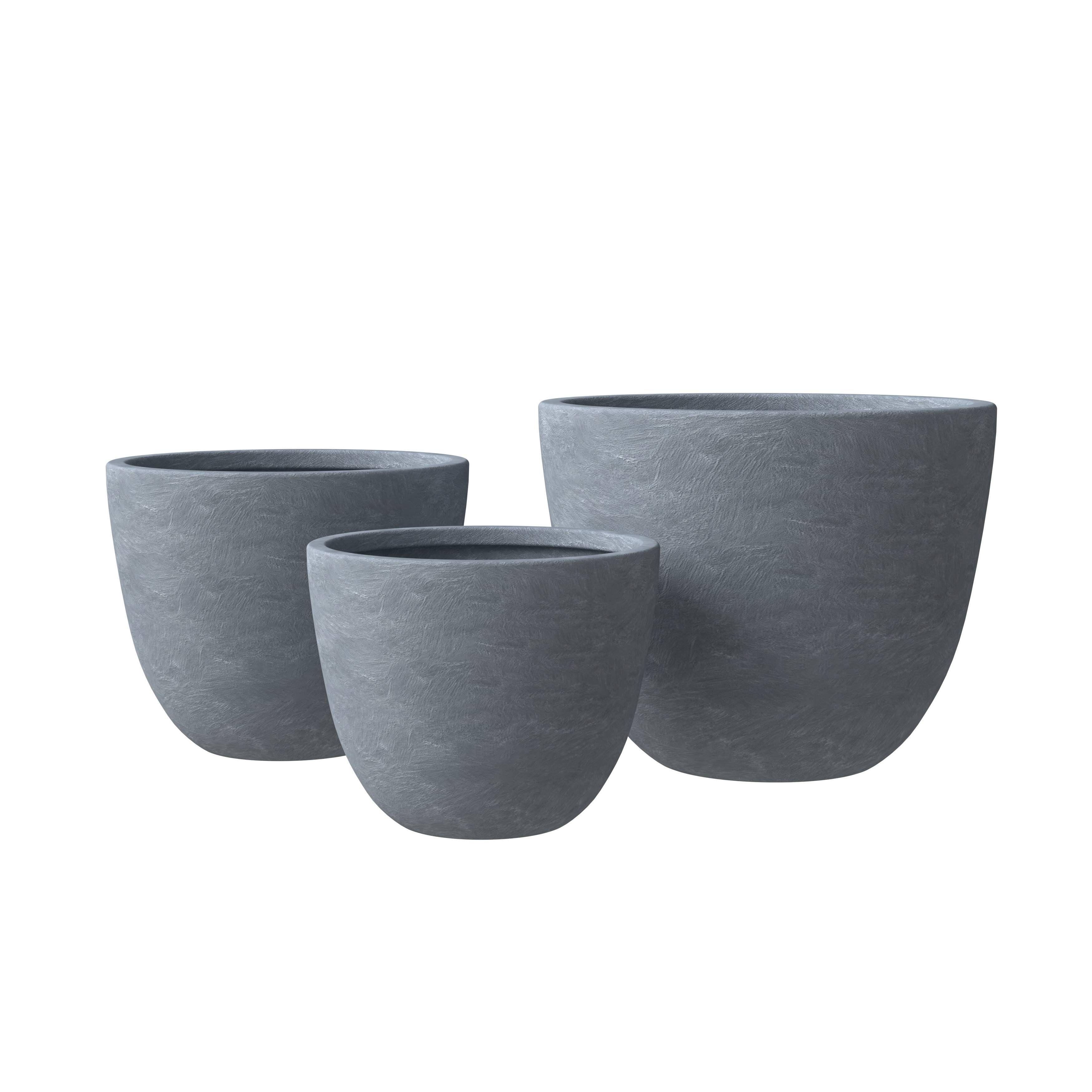 Latitude Run® Ertugrul 3 - Piece MGO Clay Pot Planter Set | Wayfair