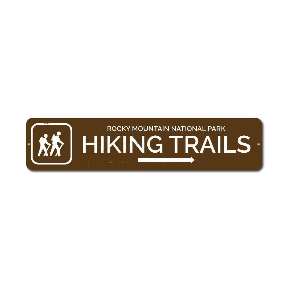 Lizton Sign Shop, Inc Hiking Trails Custom Aluminum Sign | Wayfair