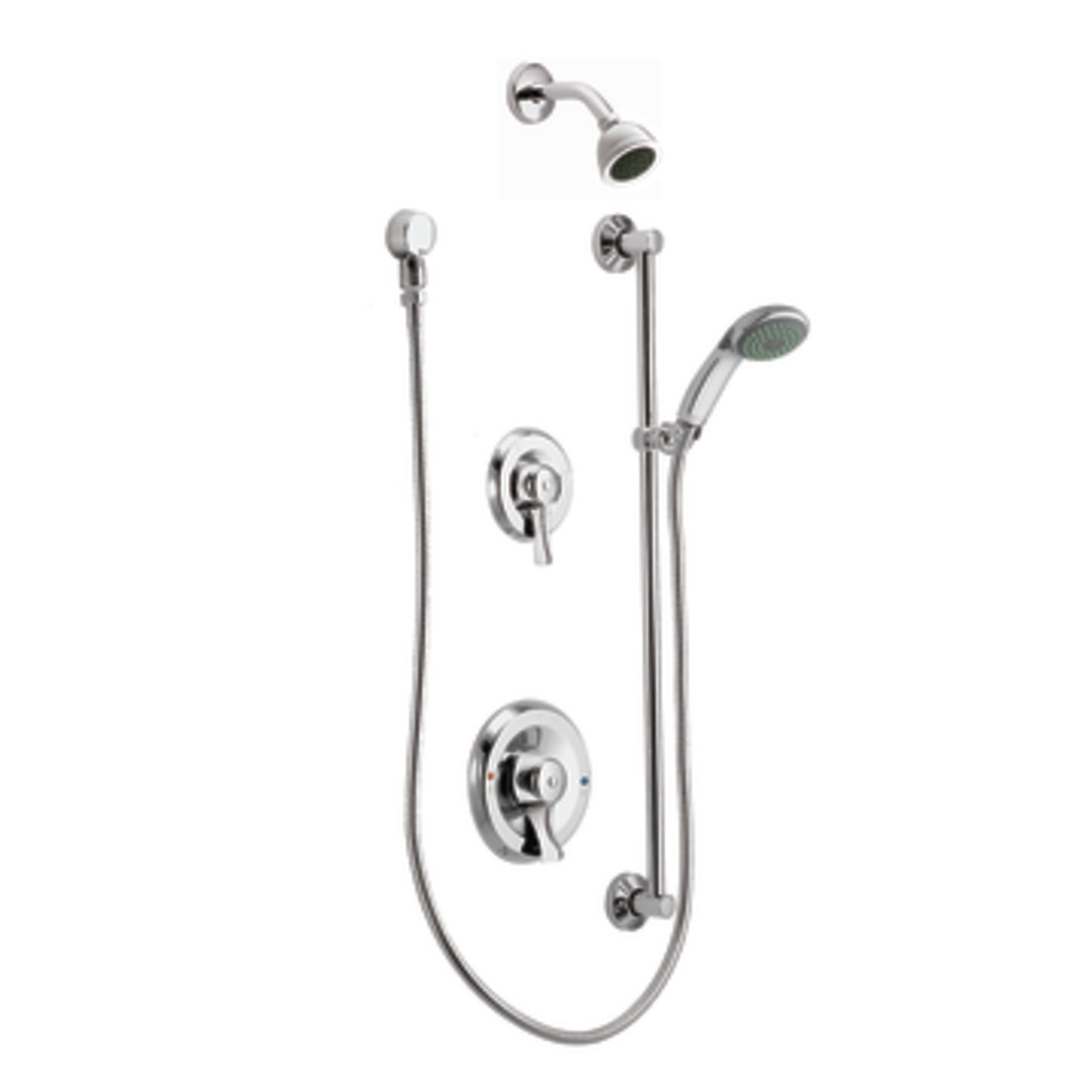 Moen Commercial Pressure Balanced Complete Shower System with Posi-Temp ...