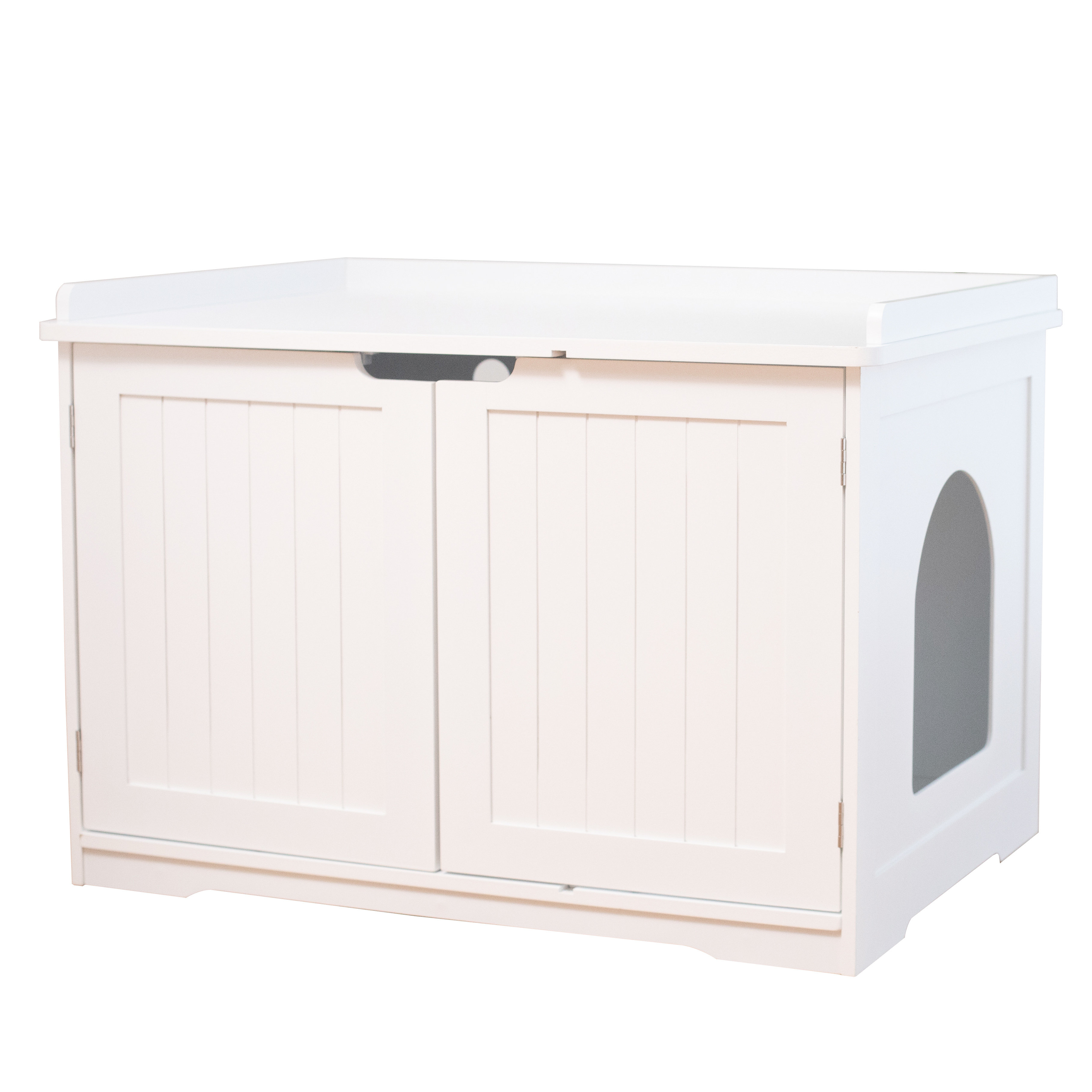 Tucker Murphy Pet™ 30"Litter box shell, indoor cat room side table ...