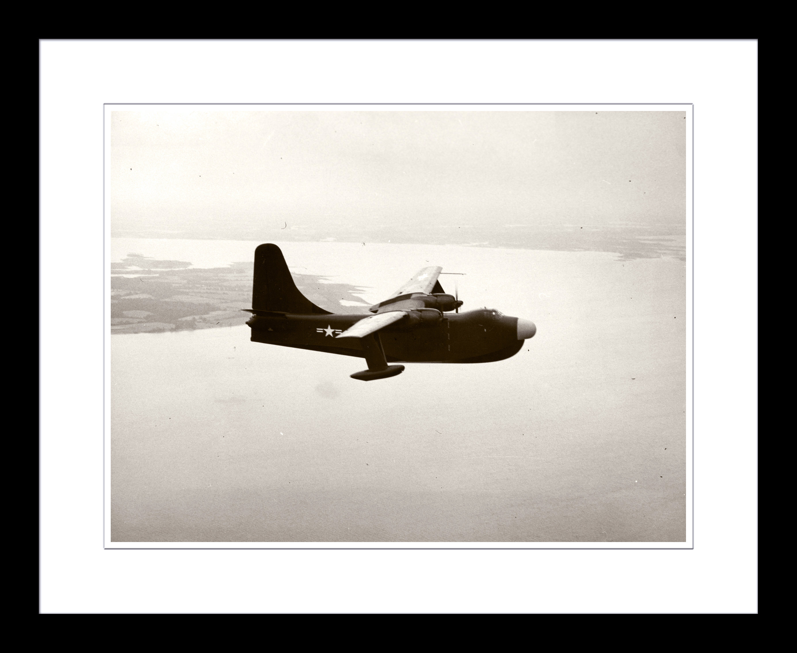 Wendover Art Group Martin USN Marlin - Picture Frame Photograph on ...