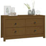 One Allium Way® Side Cabinet Honey Brown Solid Pine Wood Medium Side ...